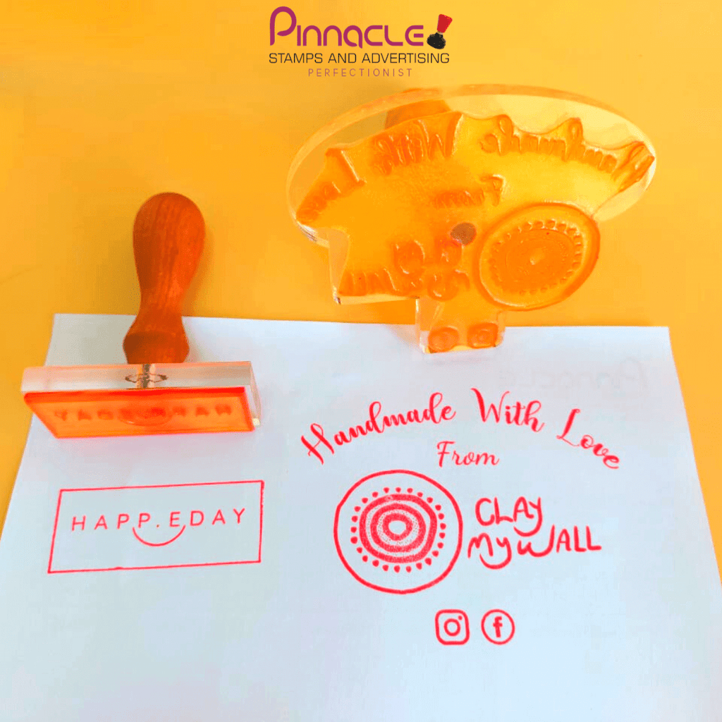 Manual Ink Stamps (Custom made design)