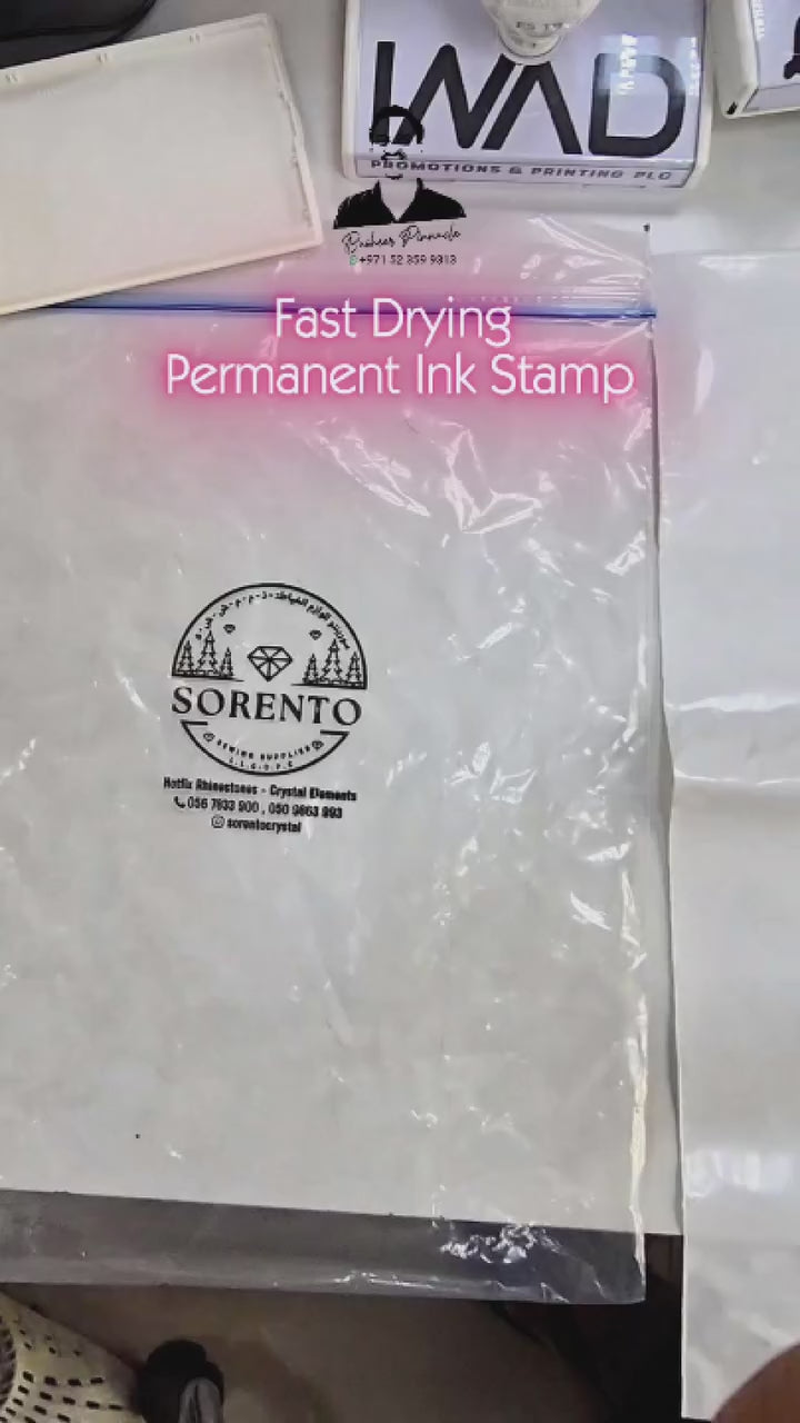Permanent Ink Stamp For Branding | Water Proof – Pinnacle Stamp