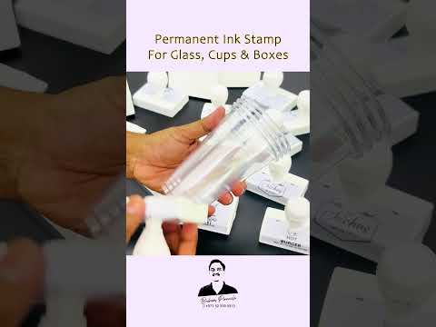 Permanent Ink Stamp For Branding | Water Proof – Pinnacle Stamp